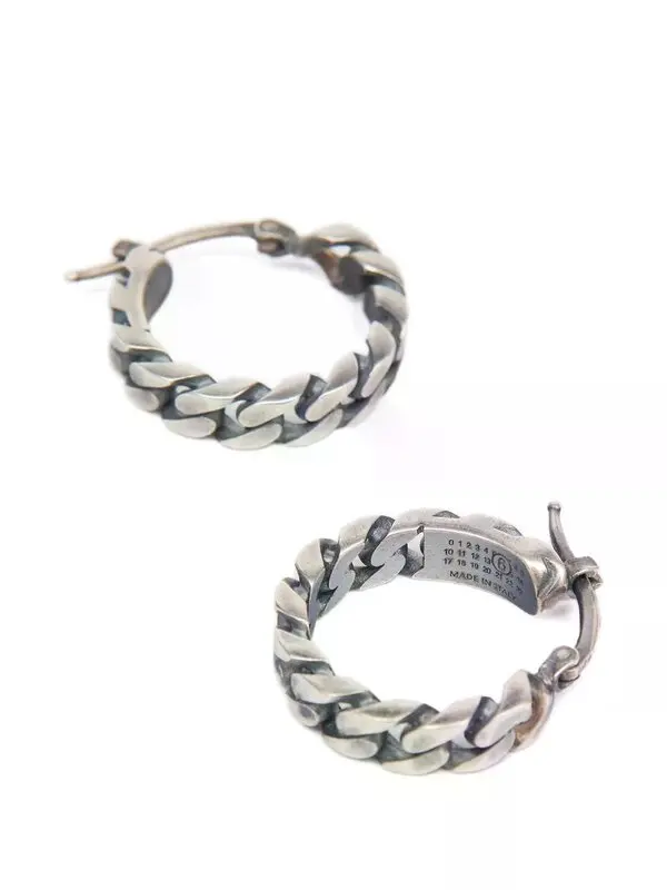 MAISON MARGIELA Chain-link Hoop Earrings