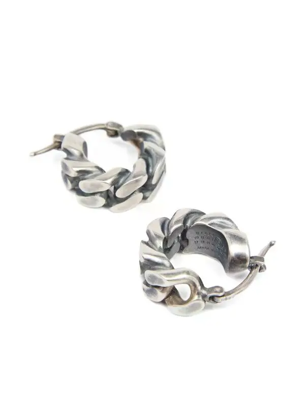 MAISON MARGIELA Chain Twisted Earrings