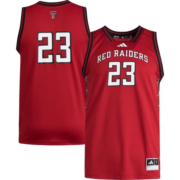 Adidas 23 Texas Tech Raiders Replica Swingman Jersey - Red