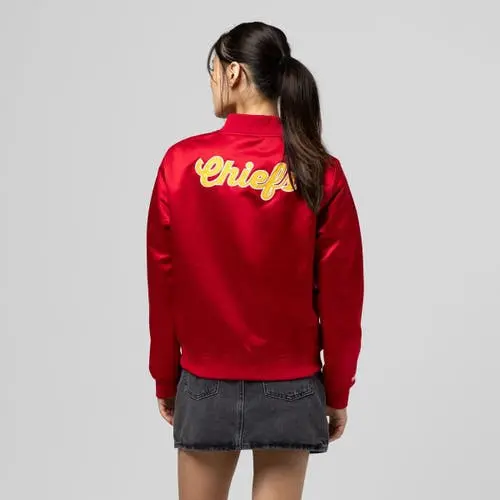 Mitchell & Ness Kansas City Chiefs Full-snap Satin Jacket