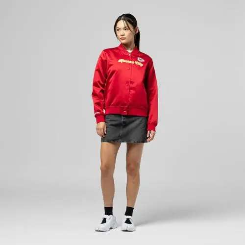 Mitchell & Ness Kansas City Chiefs Full-snap Satin Jacket