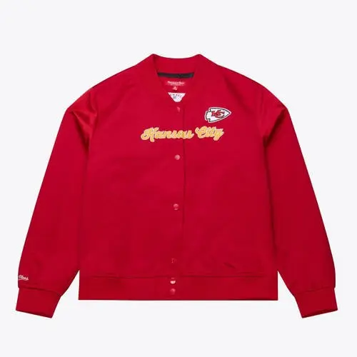 Mitchell & Ness Kansas City Chiefs Full-snap Satin Jacket