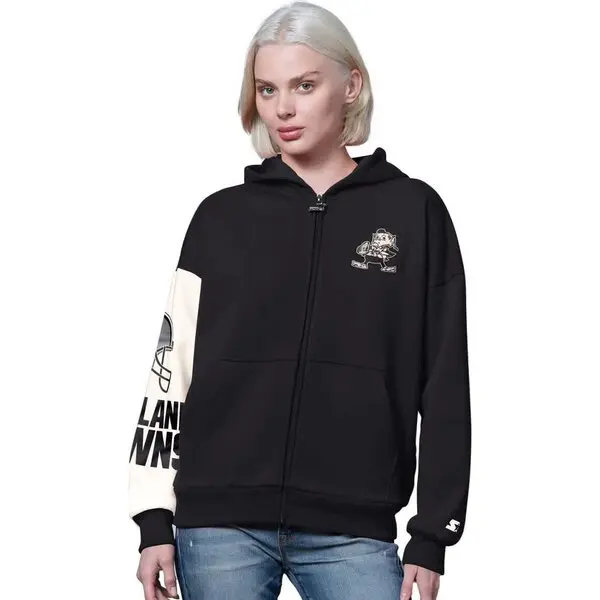 STARTER Cleveland Browns Full-zip Hoodie
