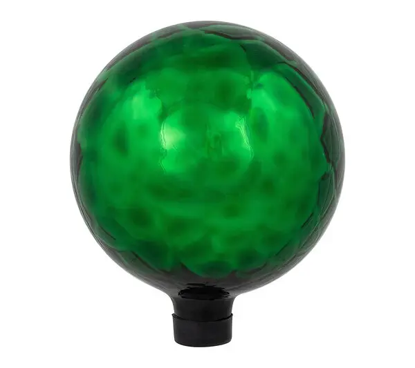 NORTHLIGHT 10' Smooth Turtle Shell Mirrored Gaz Ing Ball Green - One-color