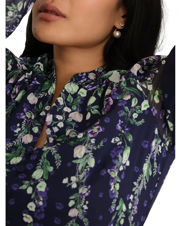 HOBBS LONDON Ros Silk Maxi Dress