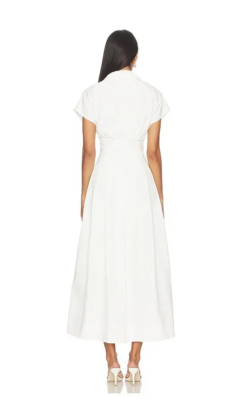 Simkhai Farlow Midi Dress - White