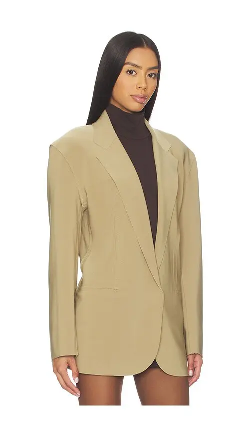 Norma Kamali Oversized Single Breasted Jacket