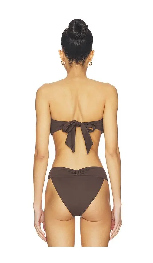 AWAY THAT DAY Formentera Bikini Top - Espresso