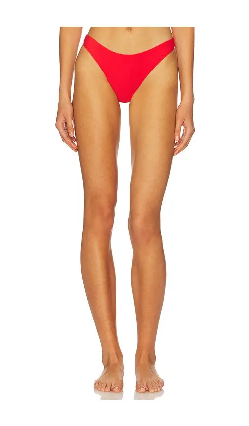 PQ SWIM Basic Ruched Bikini Bottom - Milos