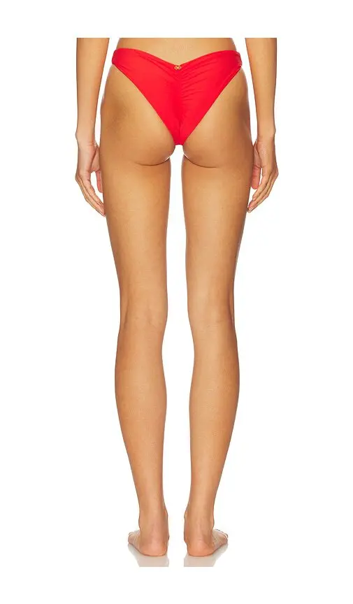 PQ SWIM Basic Ruched Bikini Bottom - Milos