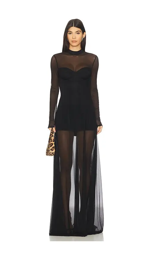 OW Kya Maxi Dress - Black