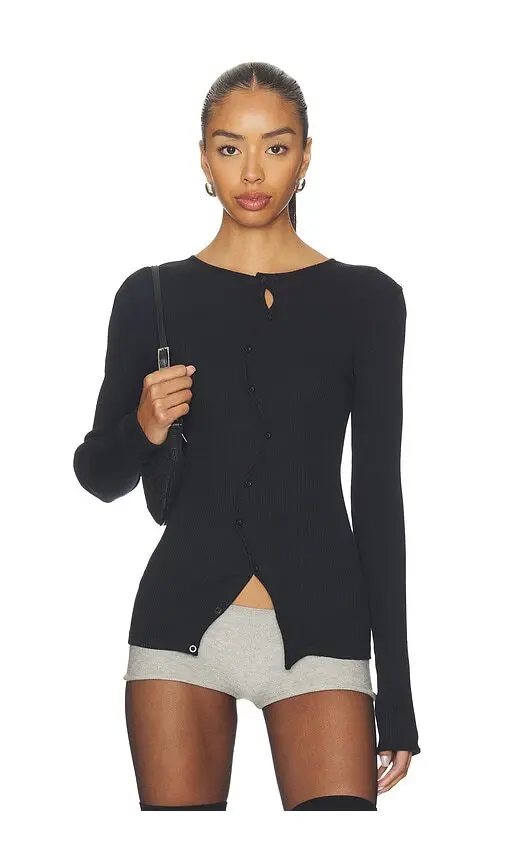 OPERASPORT Claire Seamless Ribbed Knit Top