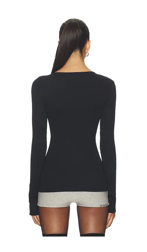 OPERASPORT Claire Seamless Ribbed Knit Top