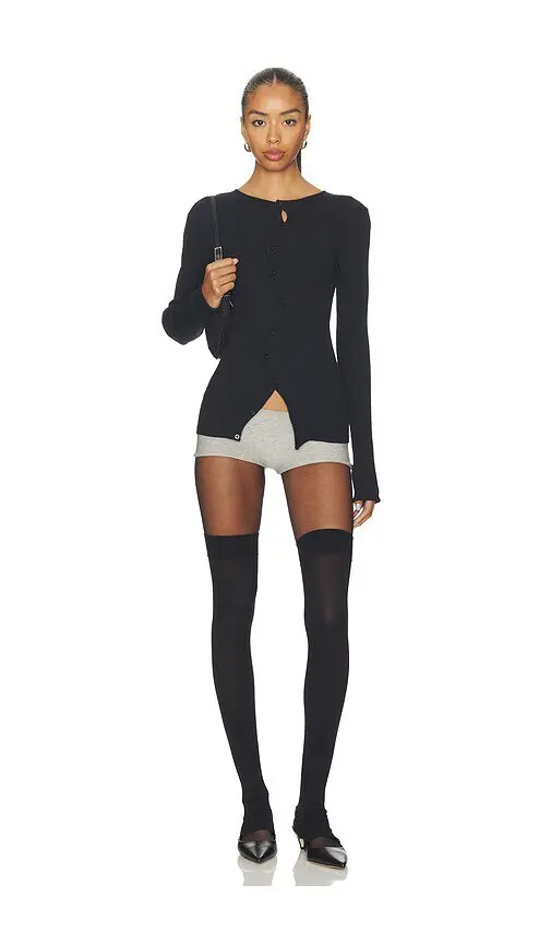 OPERASPORT Claire Seamless Ribbed Knit Top