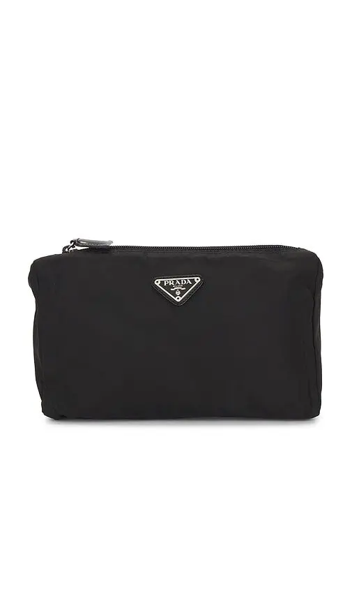 FWRD RENEW Prada Tessuto Pouch - Black