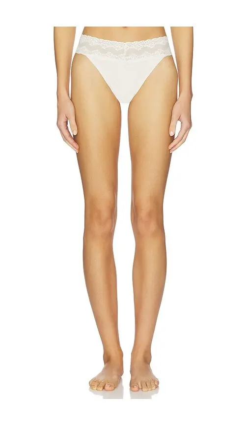 Natori Bliss Perfection One Thong In Ivory - Coconut