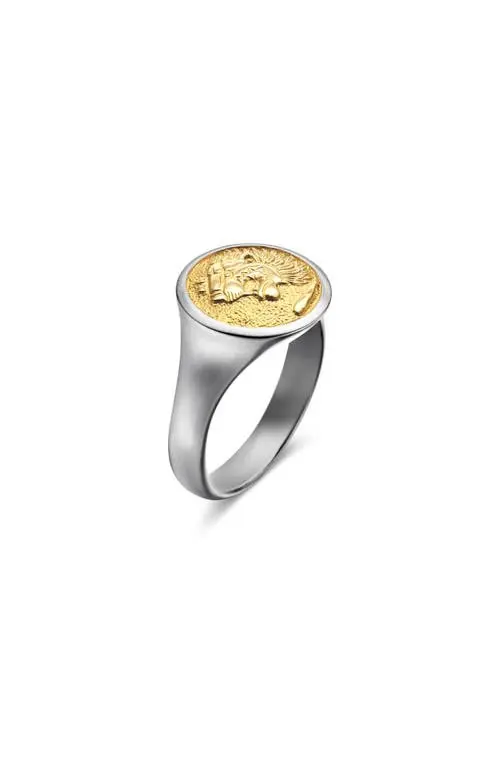 David Yurman Petrvs Lion Signet Ring