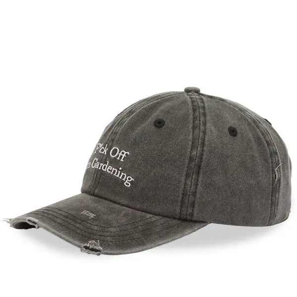 BRAM'S FRUIT F*ck Off Distressed Cap - Washed Charcoal