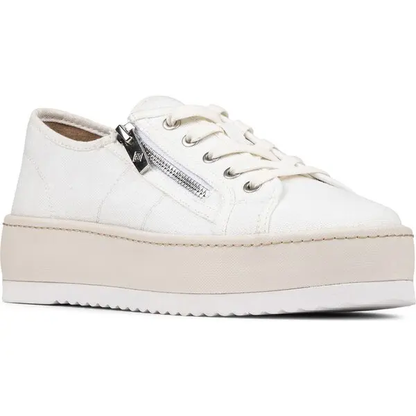 DONALD PLINER Fatimah Platform Sneakers - White