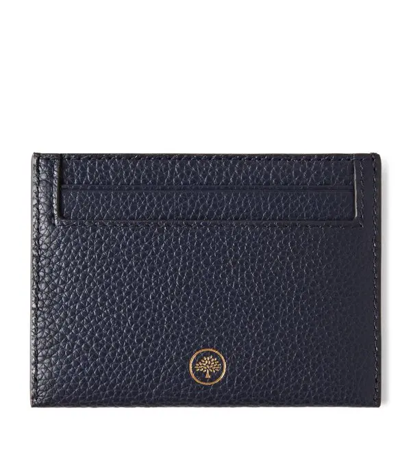 Mulberry Nappa Leather Continental Card Holder - Navy