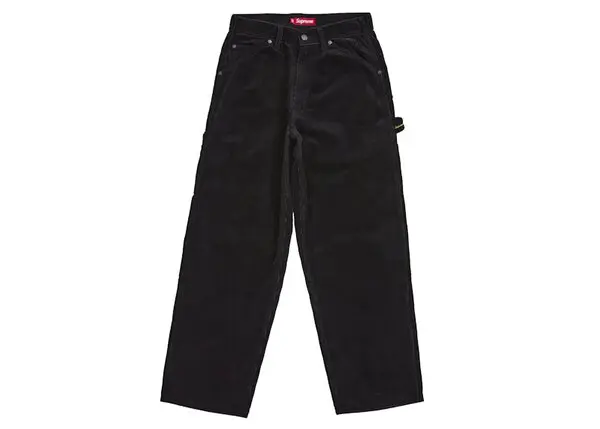 Supreme Wide Wale Corduroy Painter Pant - Black