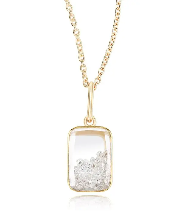 Moritz Glik 18k Yellow Diamond Petite Shaker Pendant Necklace - Gold