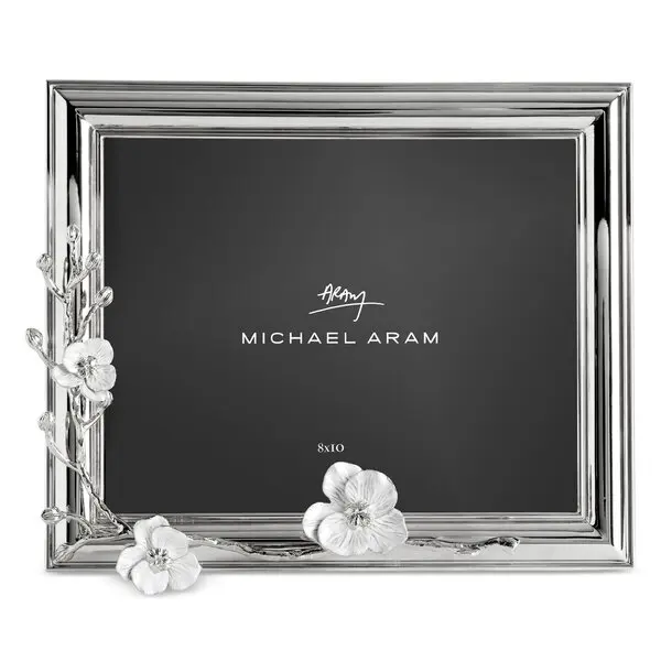 Michael Aram Silver Orchid Frame, 8 X 10