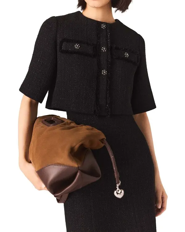 Maje Reimssa Tweed Dress
