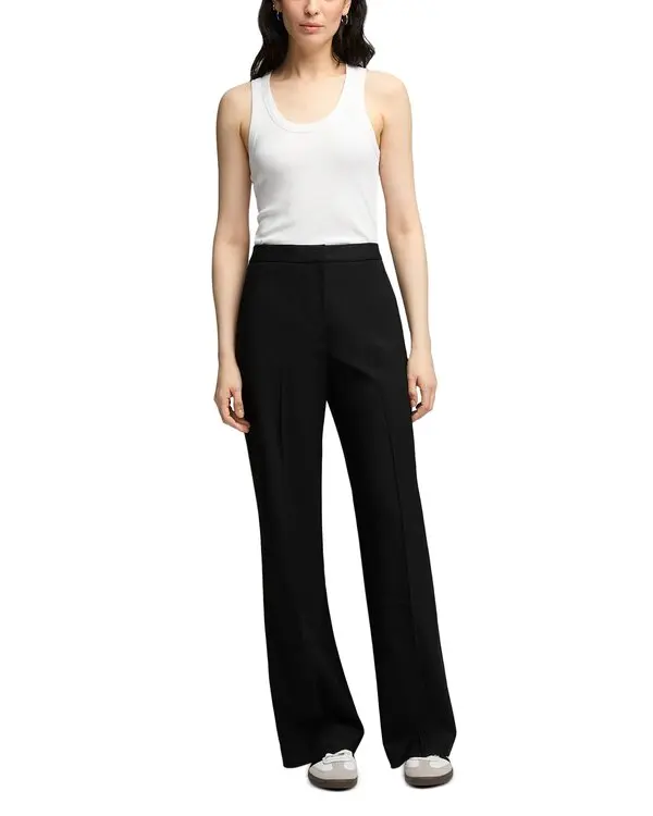 ARGENT Wide Leg Trousers - Black