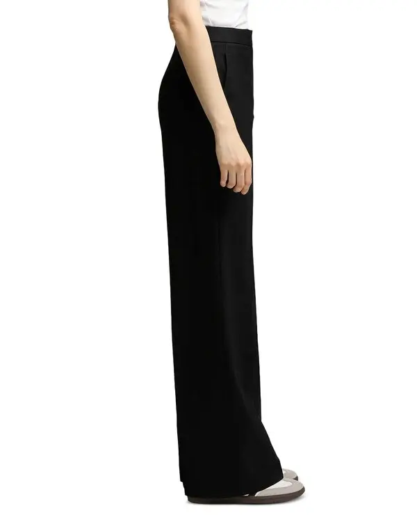 ARGENT Wide Leg Trousers - Black