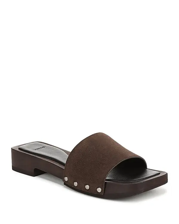 Vince Barbara Sandals - Dark Mocha