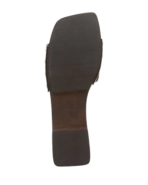 Vince Barbara Sandals - Dark Mocha