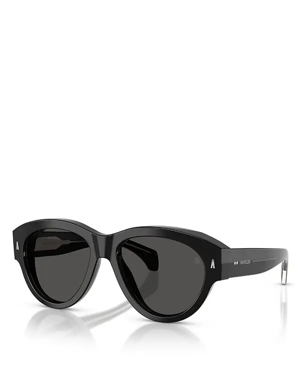 Moncler Chicane Aviator Sunglasses - Shiny Black