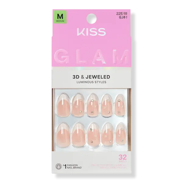 Kiss Glam Jeweled Press On Nails - Serendipity Awaits