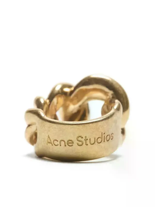 Acne Studios Chain-link Ring - Gold