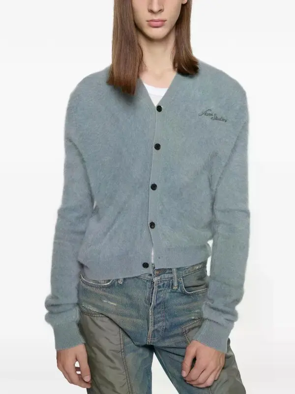 Acne Studios V-neck Fuzzy Cardigan