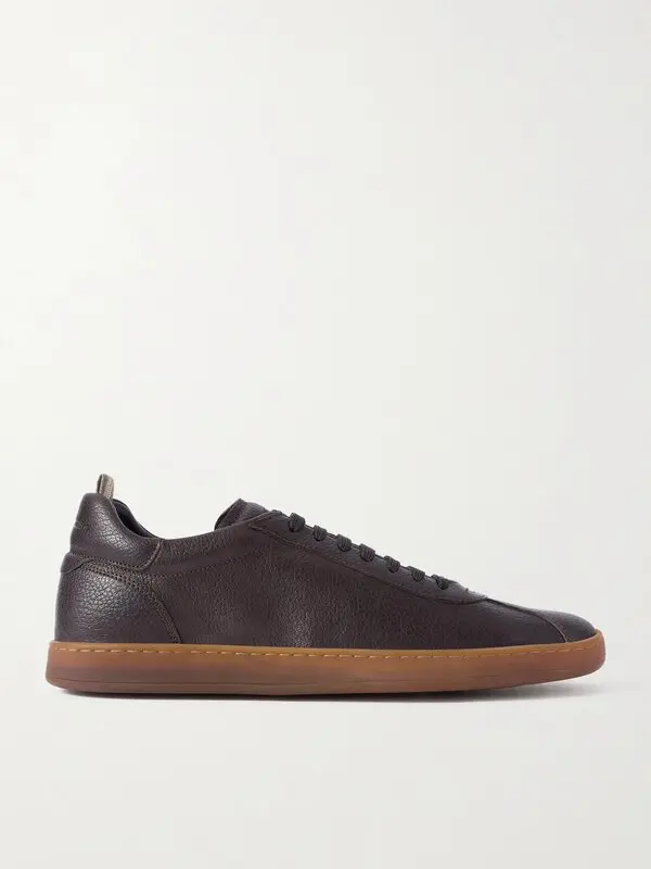 Officine Creative Gimnasio 001 Deerskin Low-top Sneakers - Brown