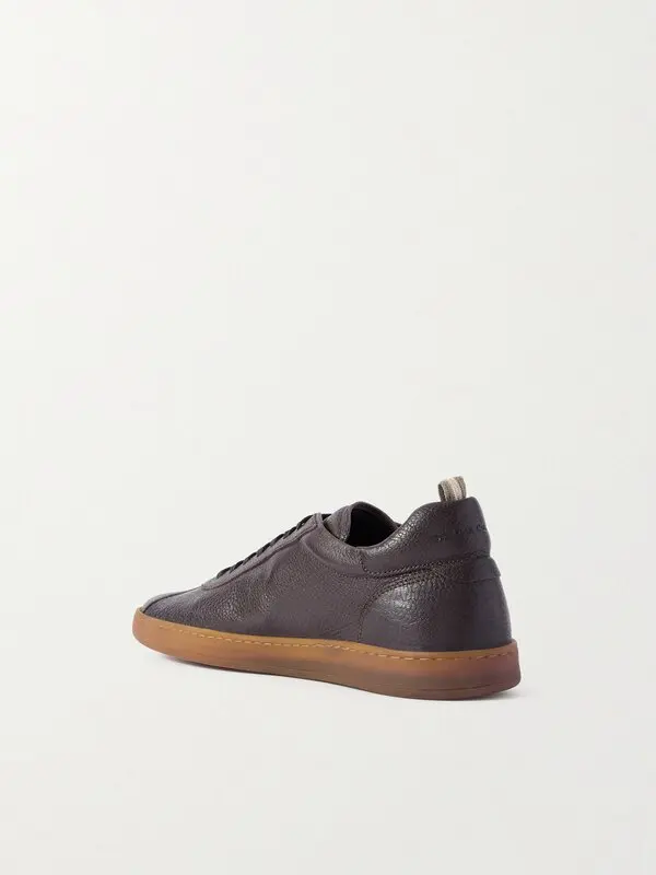 Officine Creative Gimnasio 001 Deerskin Low-top Sneakers - Brown