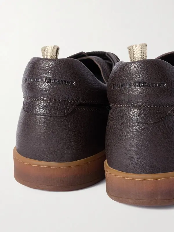 Officine Creative Gimnasio 001 Deerskin Low-top Sneakers - Brown