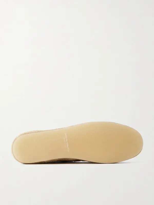 Officine Creative Line 001 Suede Loafers - Neutrals