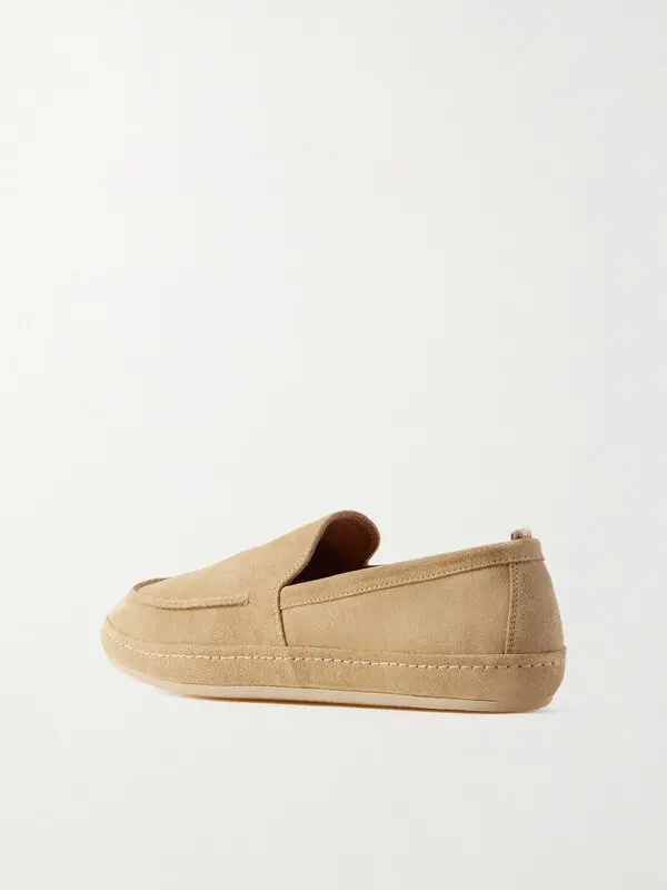Officine Creative Line 001 Suede Loafers - Neutrals