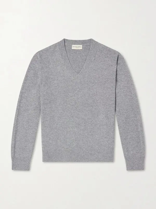 Officine Générale Manu Cashmere Sweater - Gray