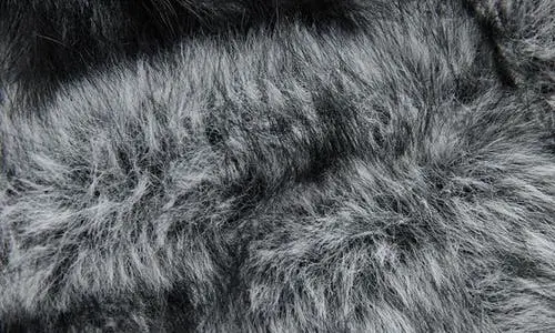 Mango Faux Fur Trapper Hat - Grey