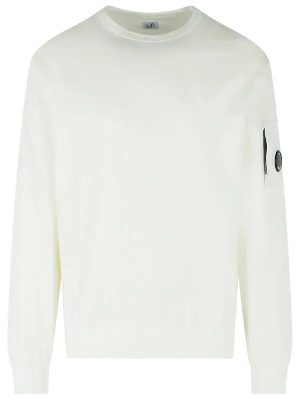 C.P. COMPANY Cotton Sweater - White