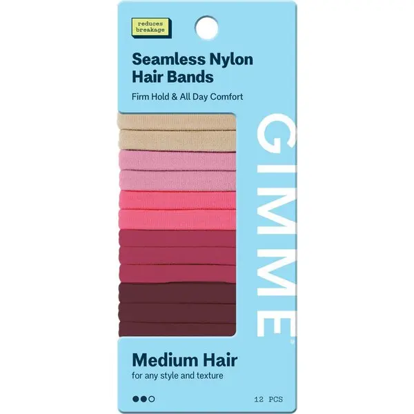 GIMME BEAUTY Medium Hair Bands - Pink