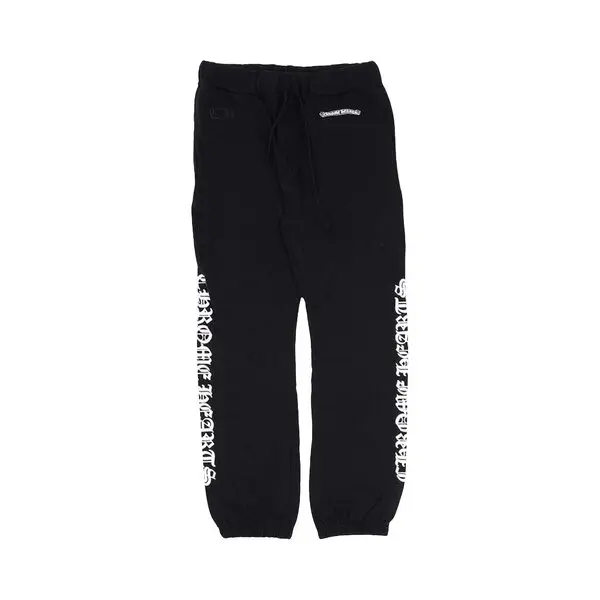 Chrome Hearts Script Letter Sweatpants /white