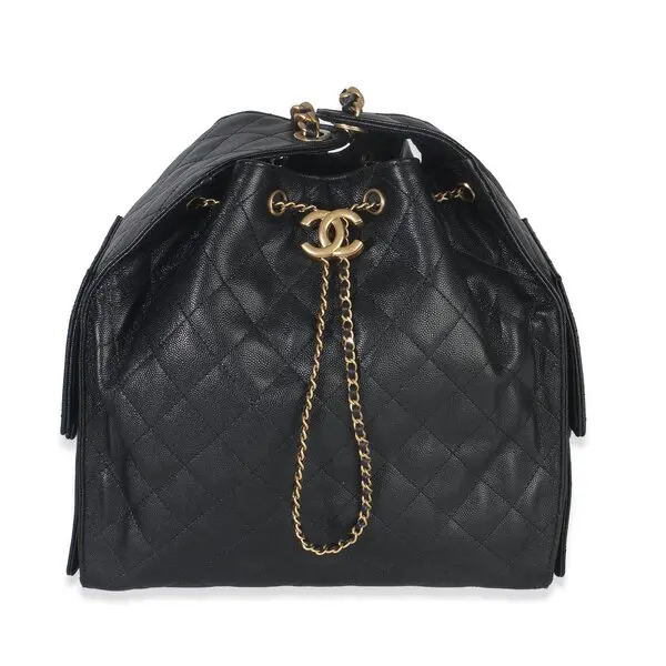 Chanel Quilted Caviar 25 Hobo