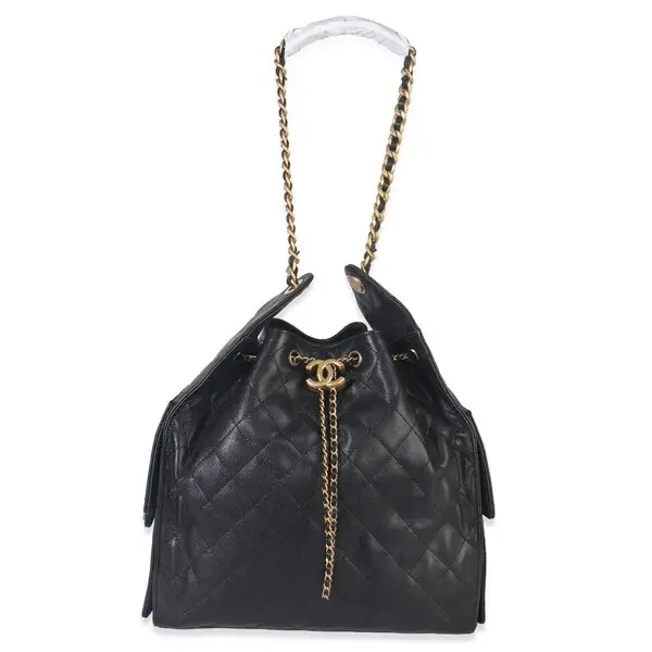 Chanel Quilted Caviar 25 Hobo