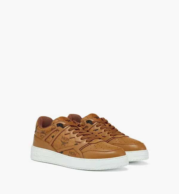 Mcm Neo Terrain Low-top Sneakers - Cognac
