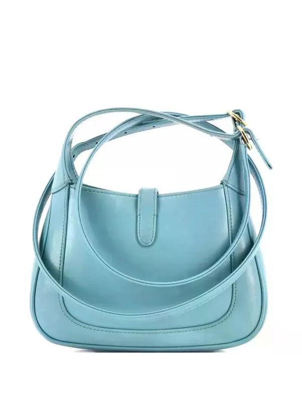 Gucci Jackie 1961 Leather Mini Hobo Bag - Blue